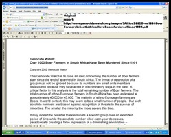 Boer Genocide: Genocide Watch warns Boers to ‘defend themselves’